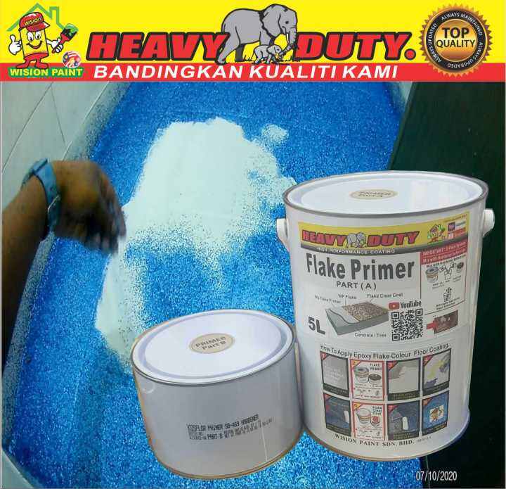 5L PRIMER WP FLAKE PRIMER EPOXY INCLUDED 1L HARDENER FOR FLAKE PRIMER ...