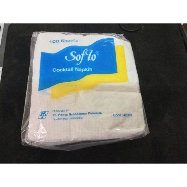 Tissue Softo Cocktail - Tissue Kue - Makanan - Tissue Napkin Cocktail ...