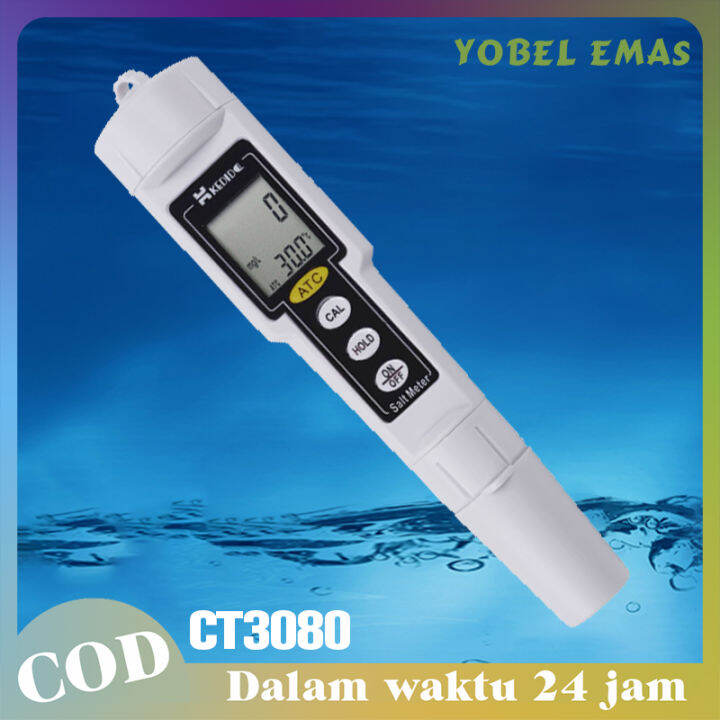 Salinity Tester Salt Meter Ct3080 Salinity/Temperature Meter Digital ...