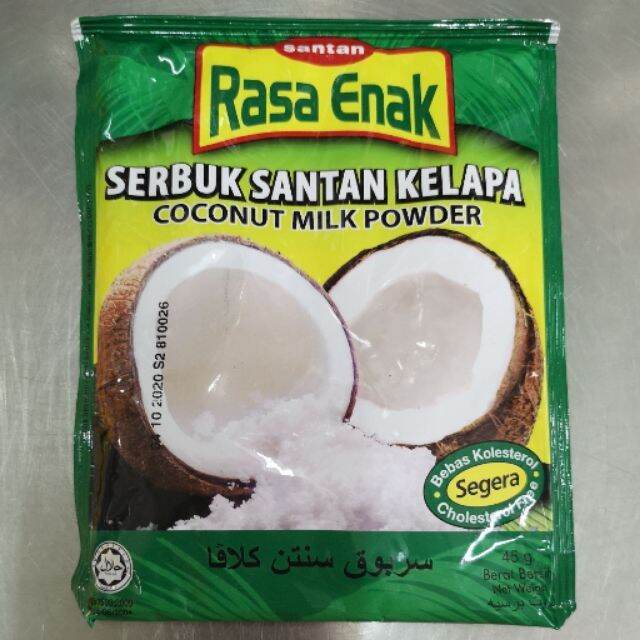 RASA ENAK SERBUK SANTAN KELAPA 45G/COCONUT MILK POWDER | Lazada