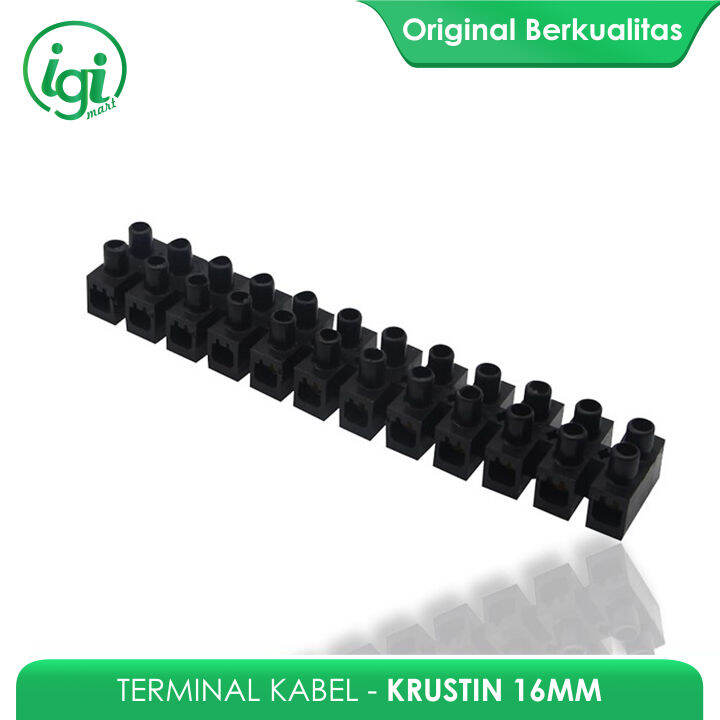 TERMINAL KABEL KRUSTIN 16 mm / TERINAL CABLE / TERMINAL BLOCK | Lazada ...