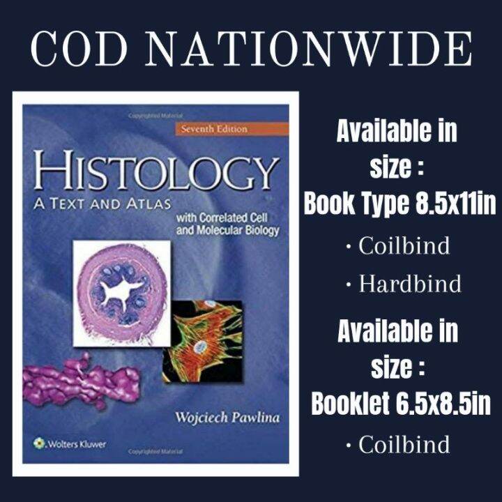 medical book Histology a Text and Atlas | Lazada PH