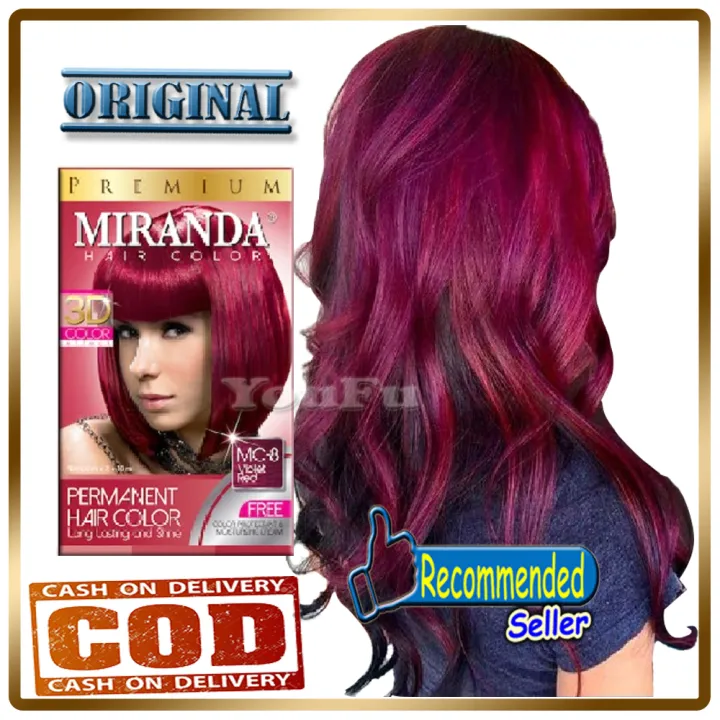 Semir Rambut Yang Bagus Permanen Warna Miranda Hair Color Premium MC-8 ...