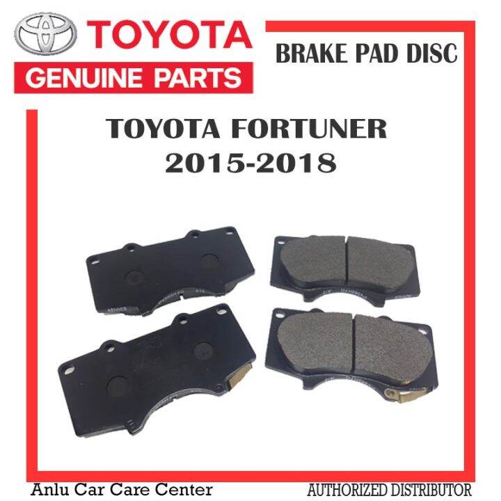 Original Toyota Brake Pad Disc Kit For TOYOTA FORTUNER 2015-2018 (04465 ...