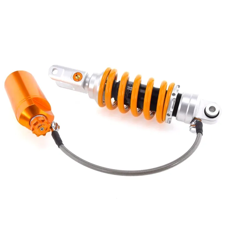 325mm Motorcycle Center Rear Shock Absorber Dual Damping Adjustable For ...