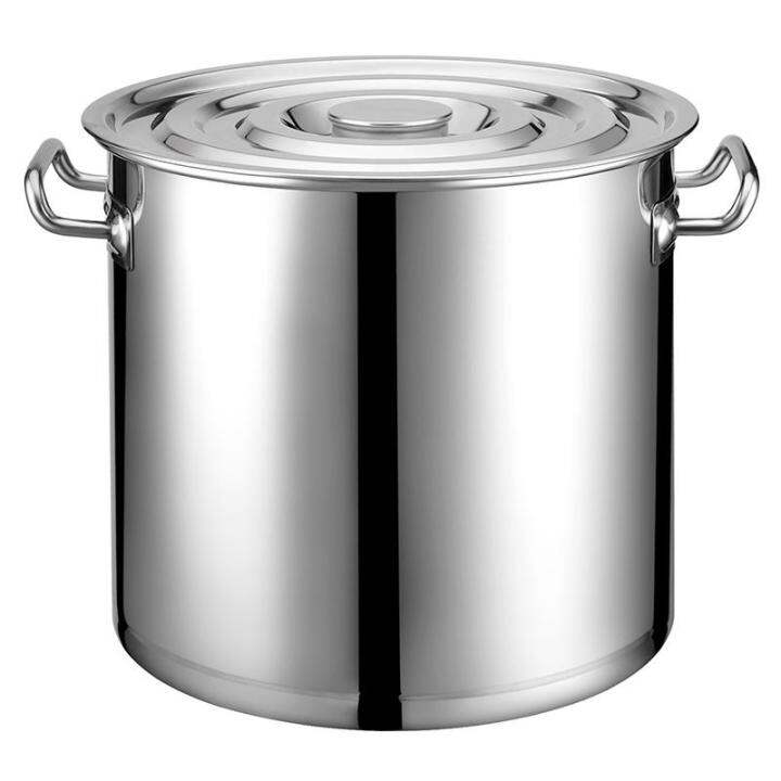 40x40cm / 50LT Steel Stock Pot Home Cooking Pot Restaurant Cooking Pot ...