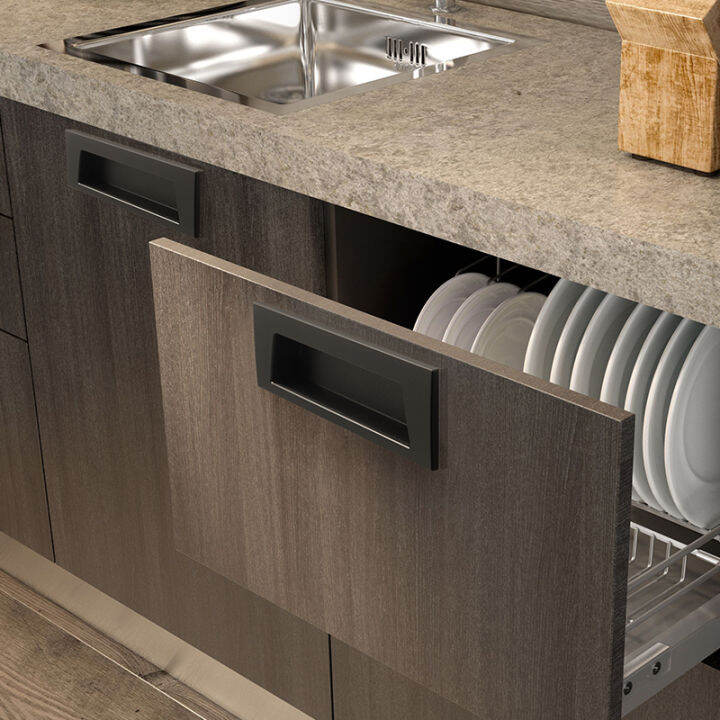 Tatami handle embedded button drawer handle invisible cabinet door ...