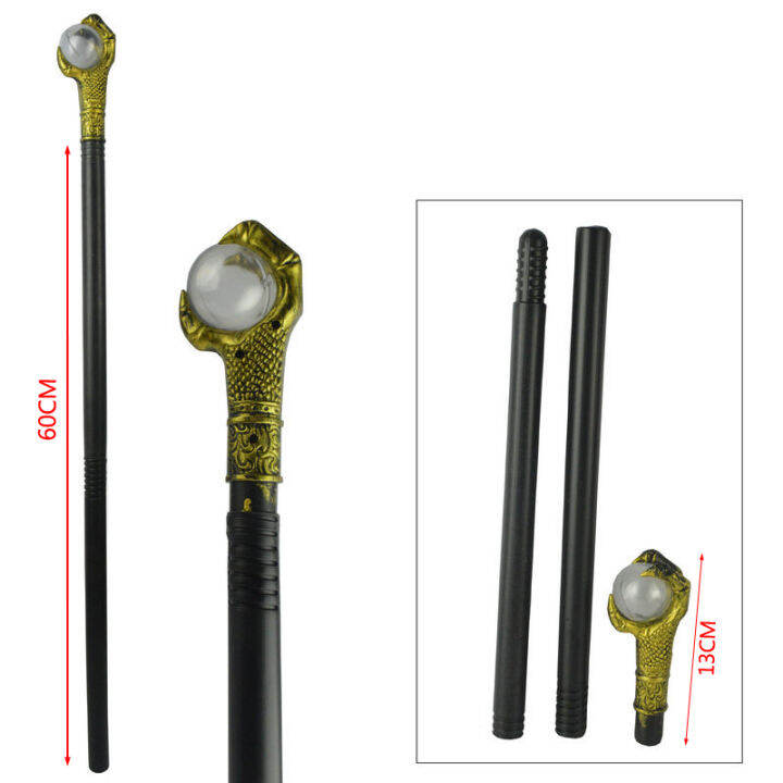 Sunflower Snake Head Scepter Toy Craved Skull Head Pharaoh King Magical ...