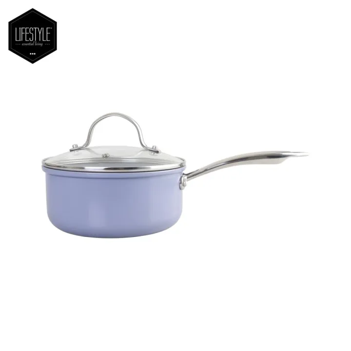 Lifestyle Cookware Azalea Ceramic Saucepan with Lid 18CM | Lazada PH