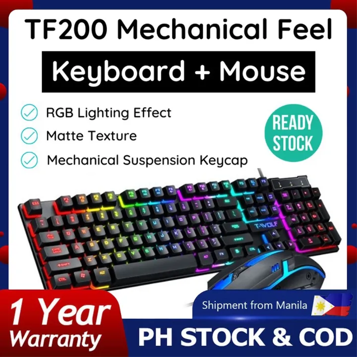 sell like hot cakestXelgiwk TWOLF TF200 TF230 Rainbow LED Gaming ...