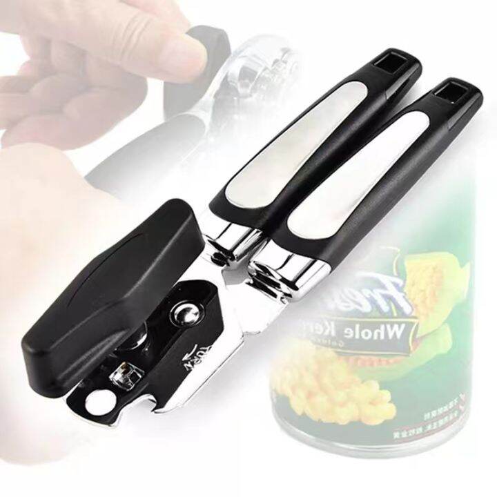 MOS Cans Opener Kitchen Tools Handheld Manual Stainless Steel Can ...