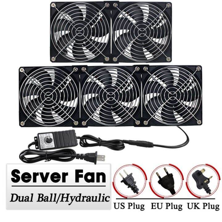 Gdstime DC 12V 220V 120Mm 3000RPM Fan With Controller Radiator Fan 12Cm ...