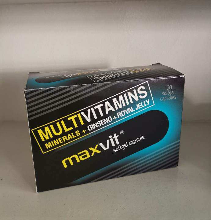 Maxvit | multivitamins| Ginseng | Royal jelly | Sold per Pad of 10 ...