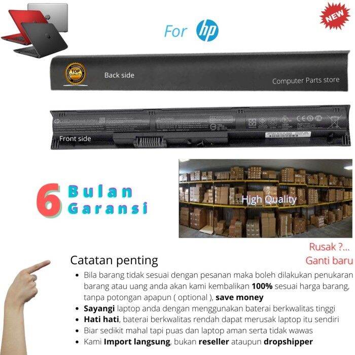 Baterai HP Pavilion 14 Notebook PC original battery | Lazada Indonesia