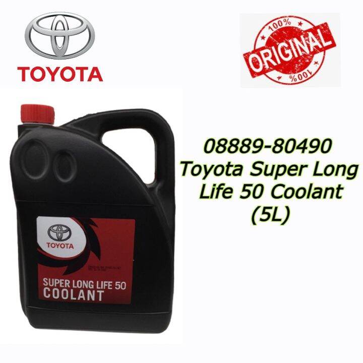 08889-80490 Toyota Super Long Life 50 Coolant 5L | Lazada