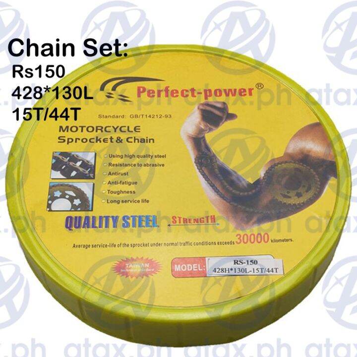 【factory outlet】 Perfect Power Sprocket Chain Set Honda RS150 428 130L ...