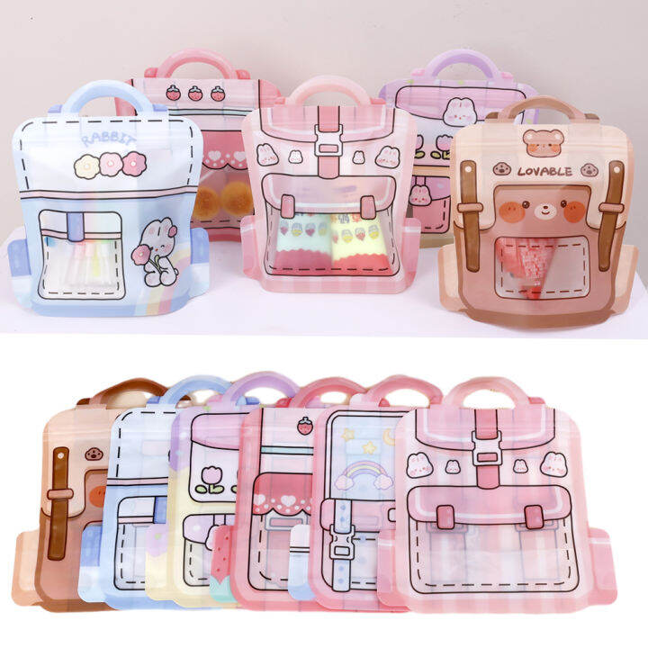 Cute Cartoon Party Sweets Packaging Bags Cute Snack Cookie Goody Bag ...