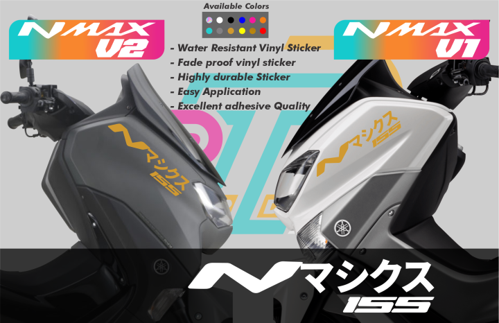 Yamaha Nmax 155 Japanese Logo Sticker Decals | Lazada PH