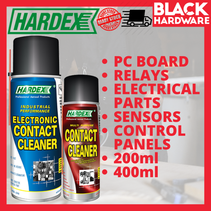 Hardex 400ml Electronic Multi Purpose Clean Contact Cleaner AEROSOL ...