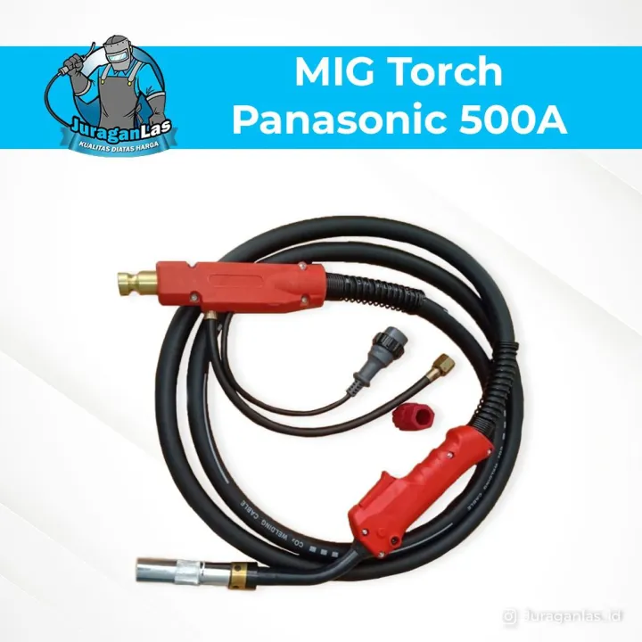 MIG Torch Set type Panasonic 500A panjang 3 meter | Lazada Indonesia