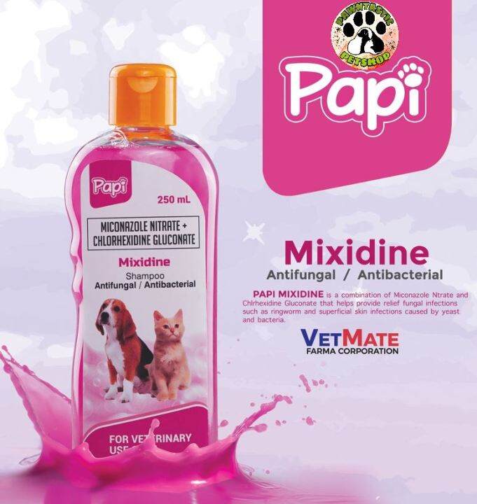 Papi Mixidime Shampoo 250mL [Anti Fungal / Anti Bacterial] | Lazada PH