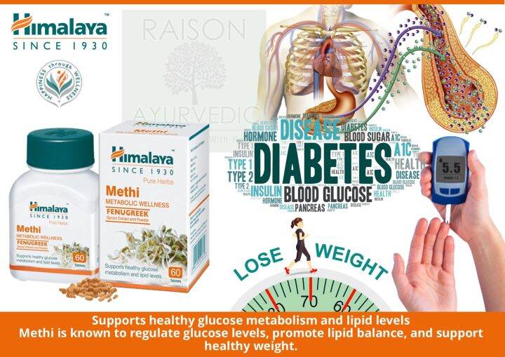 Himalaya Methi Fenugreek 60 Tablets | Lazada