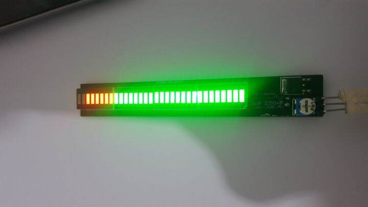 Stereo Music Spectrum LED Light Audio Level Indicator 12V 24V Amplifier ...