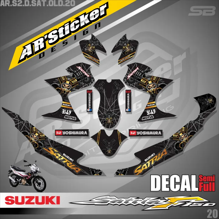 Sticker Decal Full Body SATRIA OLD / SATRIA BARONG - Sticker Decal ...