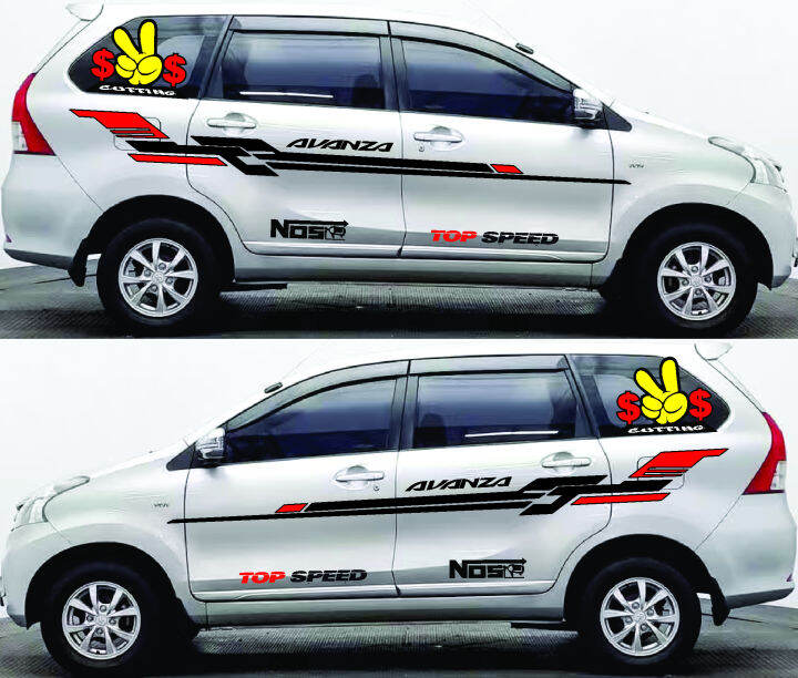 Stiker Mobil Avanza 2015 Model NOS | Lazada Indonesia