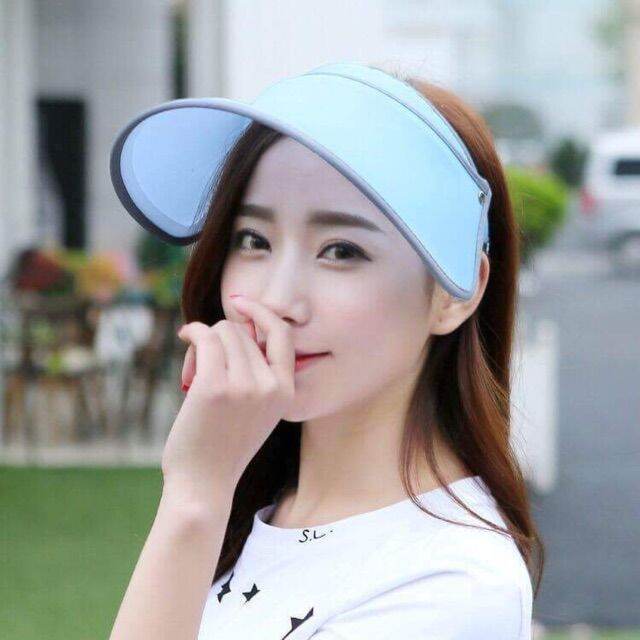 Sun Visors Skin Caps Spot Korean Sun Hat Lady Retractable RANDOM COLOR ...