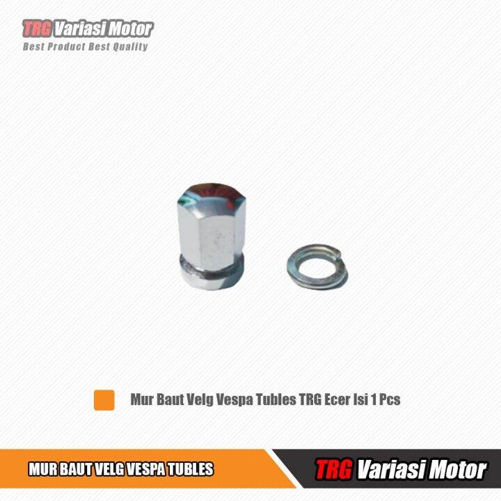 Mur Baut Velg Vespa Tubles TRG Ecer Isi 1 Pcs | Lazada Indonesia