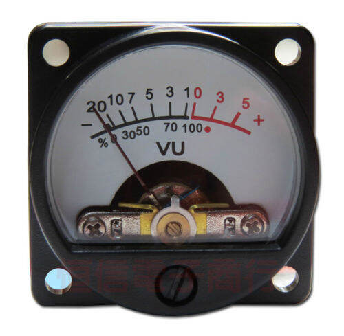 2Pcs Panel VU Meter Warm Back Light Audio Level Indicator For Speakers ...