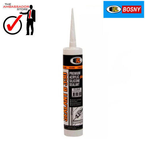 Bosny Acrylic Silicone Sealant B330 Clear | Lazada PH