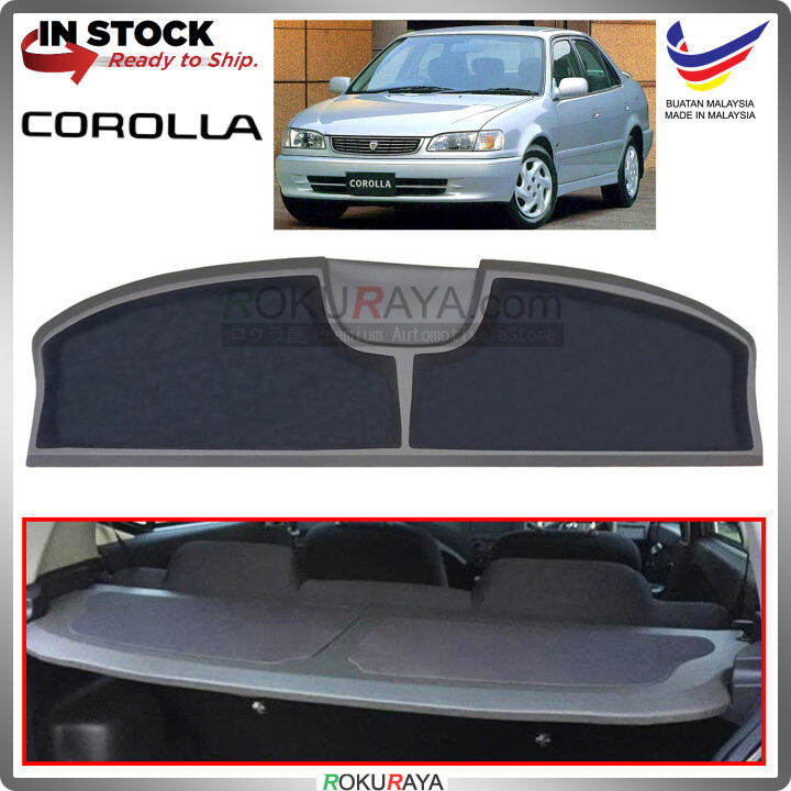 Toyota Corolla SEG AE110 111 Series Custom Fit Grey PVC Leather Rear ...