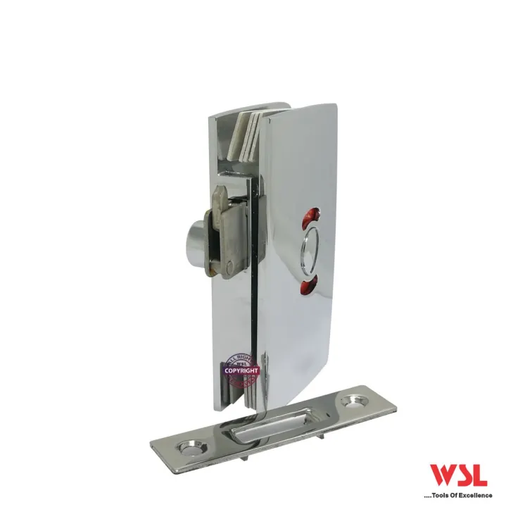 Shower Glass door Indicator Lock SGL-01 for frameless wall to glass ...