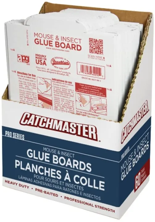 Catchmaster 60M Bulk Packed Mouse Insect & Snake Glue Boards 60-Pack ...