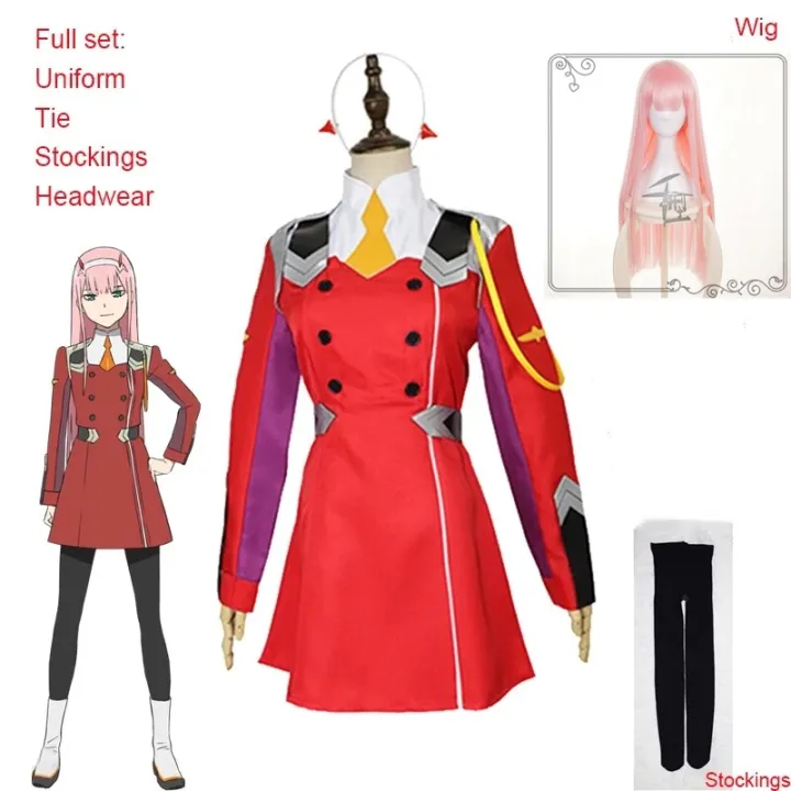 2022 Zero Two Cosplay Costume Anime Darling In The Franxx Character ...