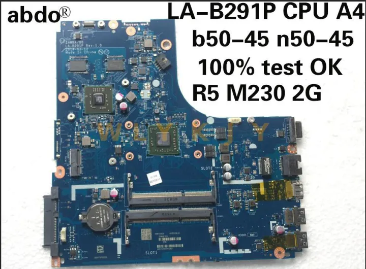 สำหรับ Lenovo B50-45 N50-45 La-b291p แล็ปท็อป Cpu เมนบอร์ด A4-6210 R5 ...