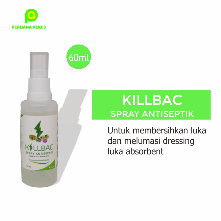 Cairan Pencuci Luka Killbac Spray 65ml | Lazada Indonesia