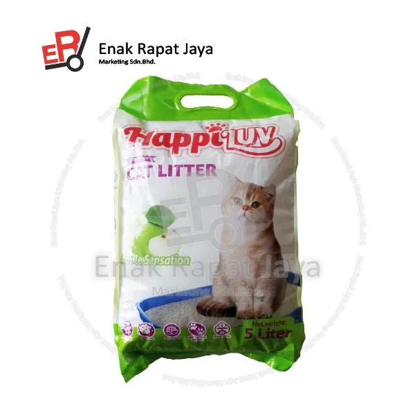 HAPPILUV CAT LITTER (APPLE) [5L] | Lazada