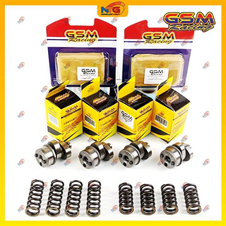 GSM Racing Cam Shaft & Valve Spring Y15ZR/LC135/FZ150i Camshaft G1/G2 ...