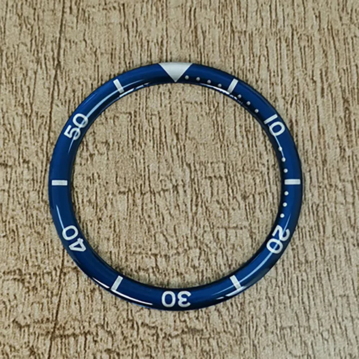 Watch Bezel Rounded Curved Plastic Aluminum Bezel Monochromatic Color ...