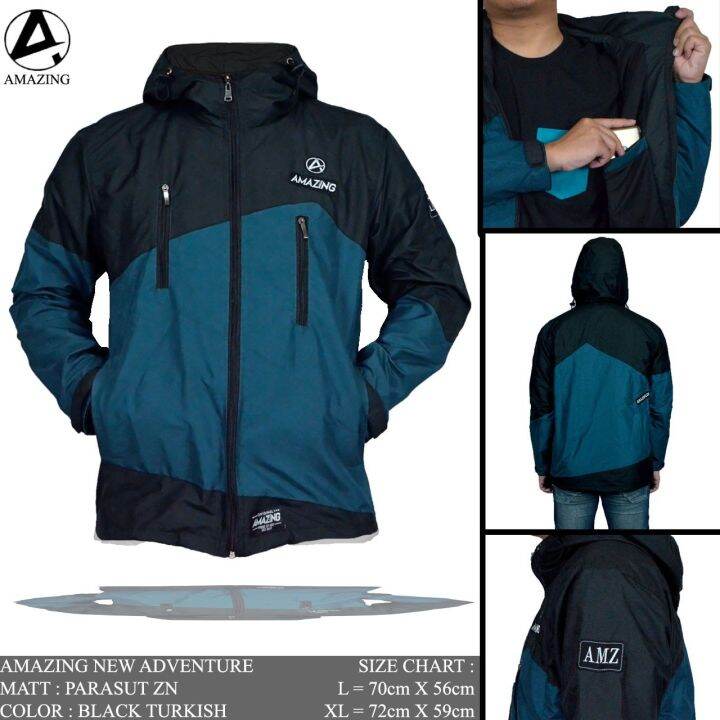 Jaket parasut pria dan wanita kombinasi warna model terbaru / Jaket ...