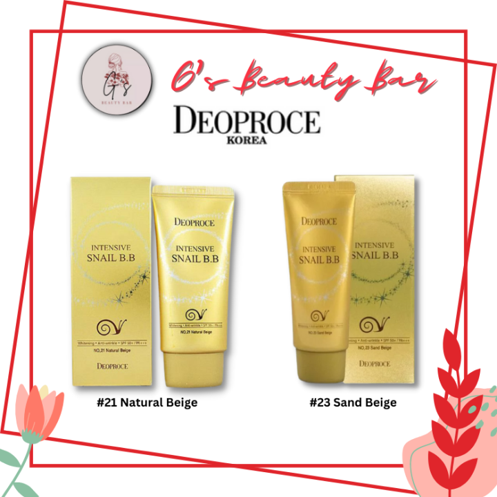 DEOPROCE Intensive Snail BB Cream SPF50+ PA+++ 50ml | Lazada PH