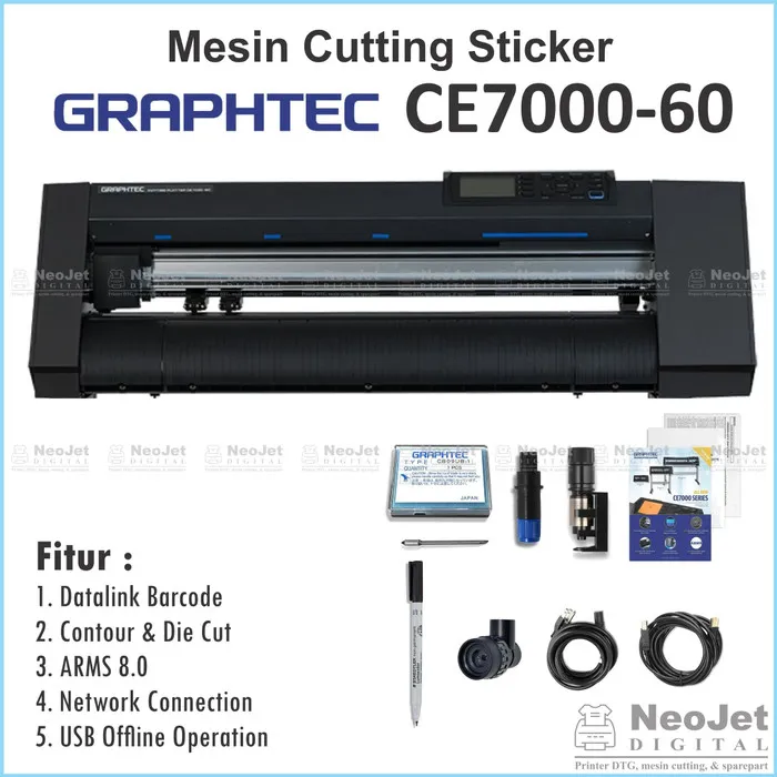 Mesin Cutting Sticker GRAPHTEC CE7000 - 60 lebar area cutting 60cm ...