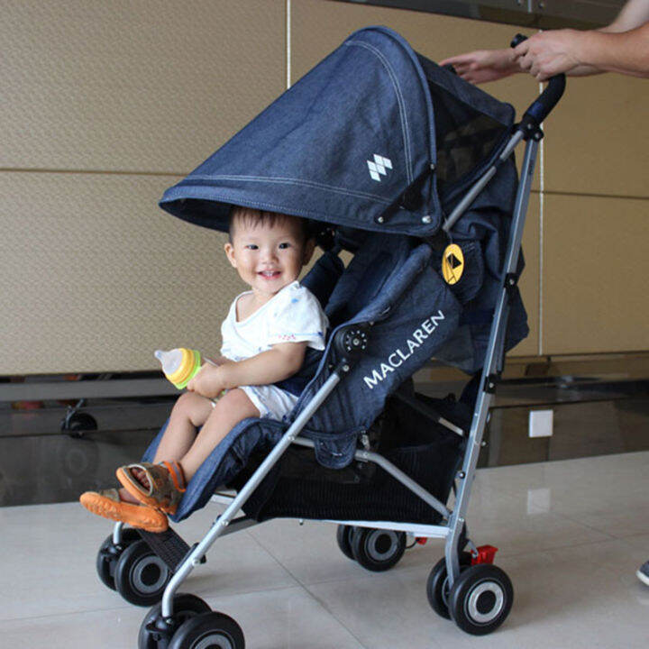 Maclaren stroller can sit and lie down, super comfortable and light ...