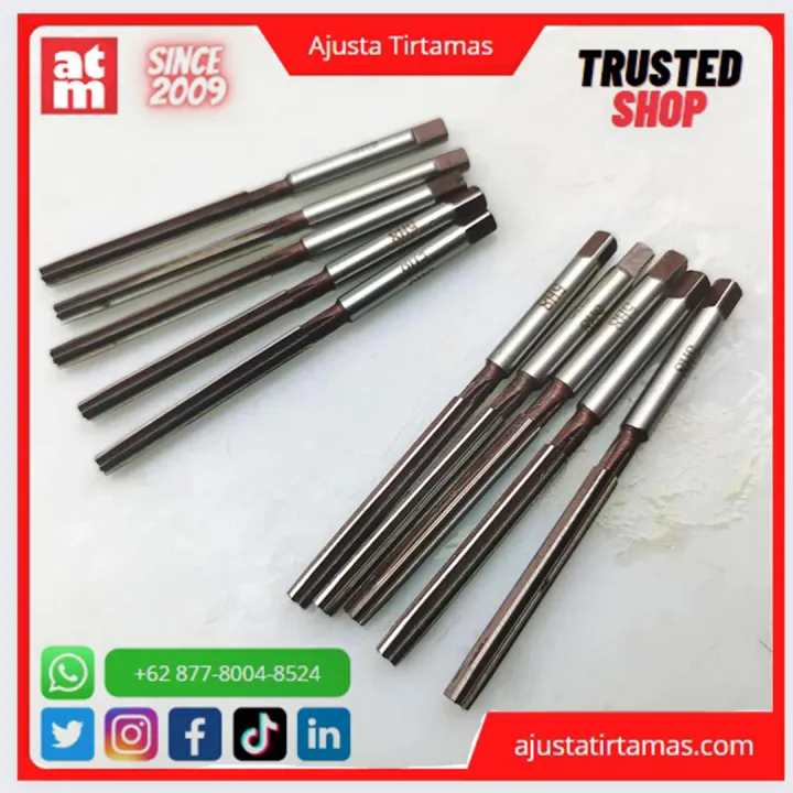 HAND REAMER Ukuran 3MM, 12MM, 14MM BAHAN TITANIUM STEEL | Lazada Indonesia