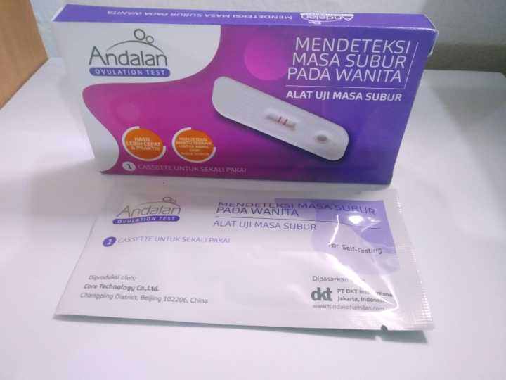 Andalan Ovulation Test Kit Cek Kesuburan Akurat Program Hamil | Lazada ...
