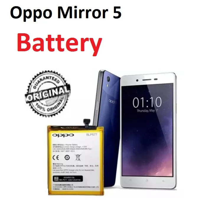 Oppo Mirror 5 Mirror 5 A51 WR3 R700 R7005 R7007 Battery Model BLP577 ...
