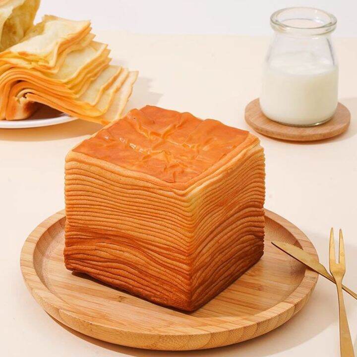 Breakfast essential 】 Thousand layer toast, hand shredded thousand ...